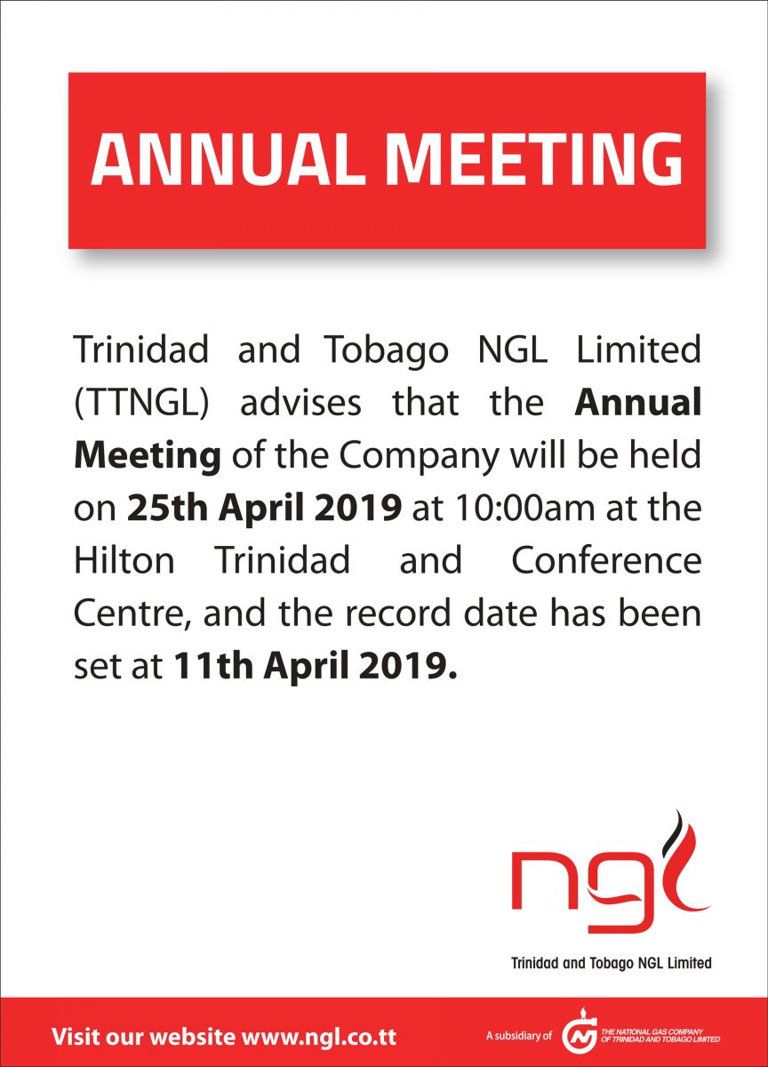 TTNGL Annual Meeting | Trinidad and Tobago NGL Limited