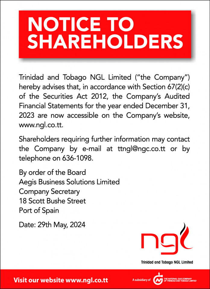 Notice: Financial Statements for Year ended Dec 2023 now Accessible ...